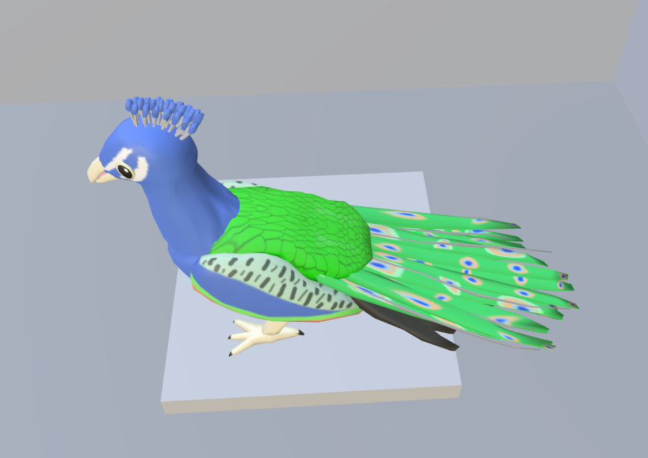 【VRChat】クジャク(通常)【3Dモデル】 - mint-0547 のショップ - BOOTH