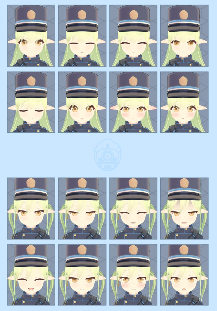 [Blue Archive]シュポガキshupogaki 3Dモデル(VRC/VRM) - janku - BOOTH