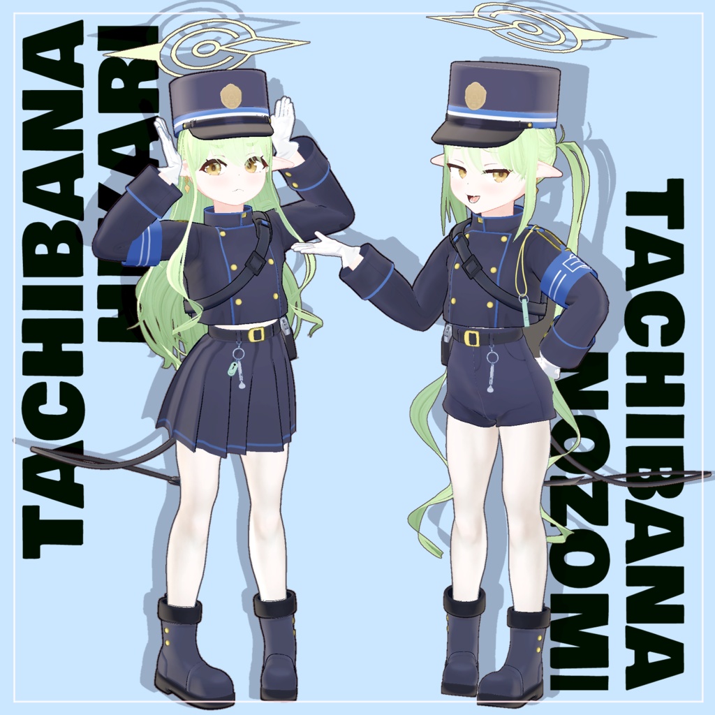 [Blue Archive]シュポガキshupogaki 3Dモデル(VRC/VRM) - janku - BOOTH