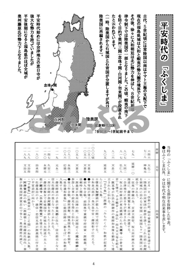 ふくしまの平安史跡 - maruyubesi - BOOTH