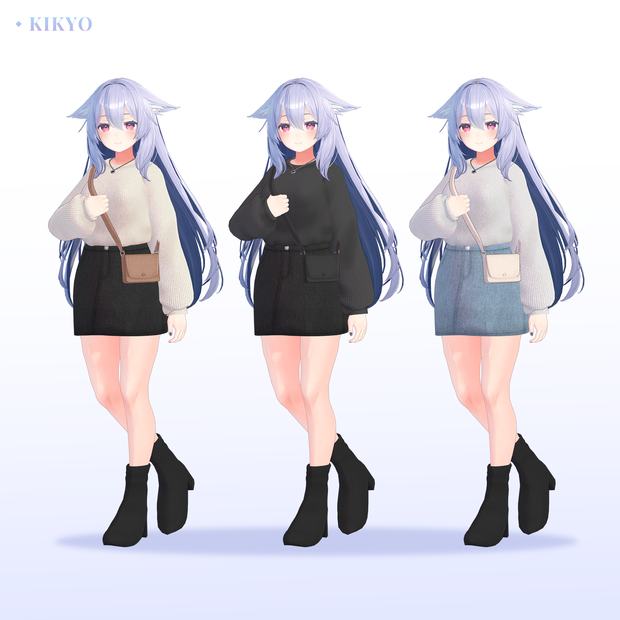 【3Dモデル】Overfit Sweater / Kikyo&Selestia&Shinra - RAKOKO - BOOTH