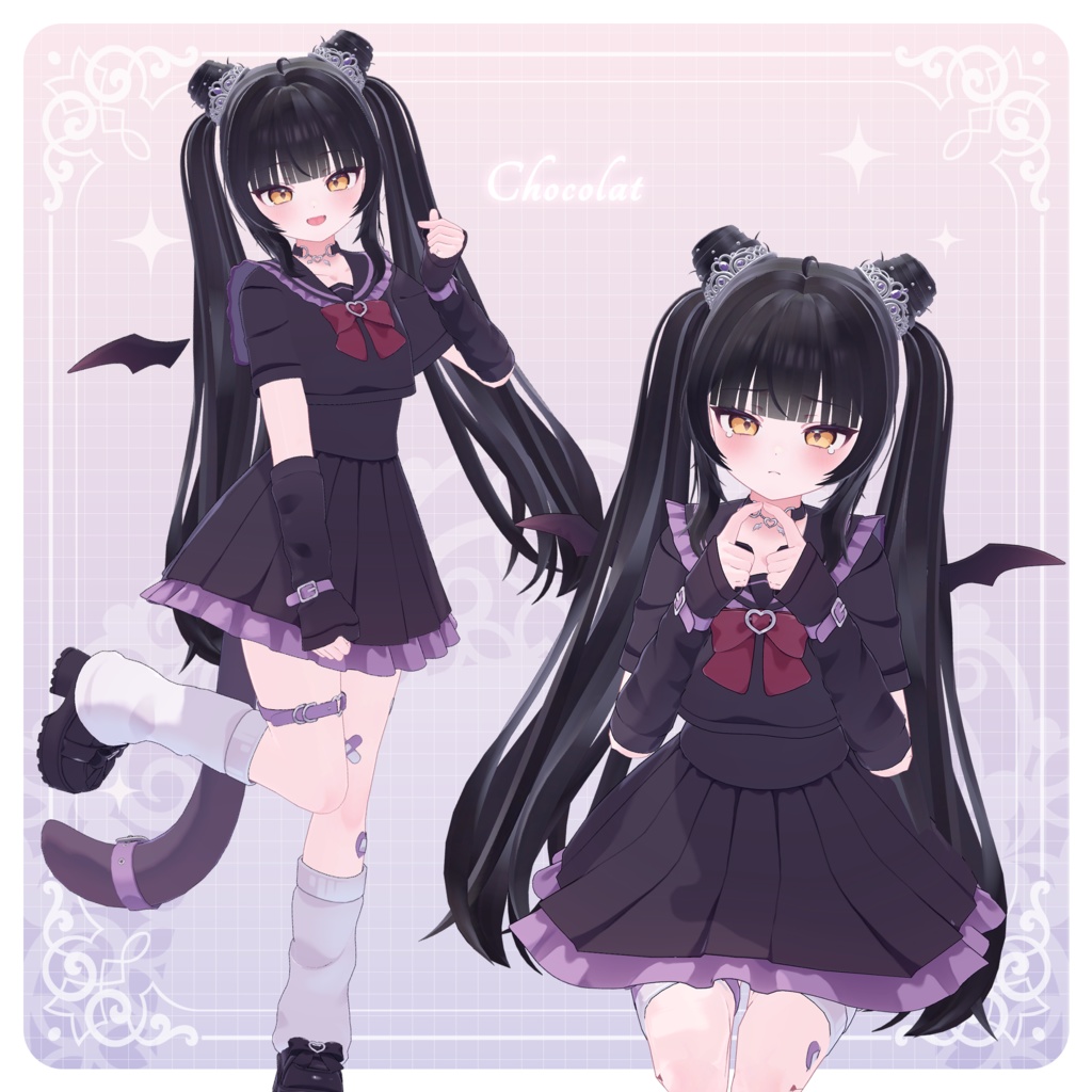 【3Dモデル】Tiara Pudding Hair (13 Avatar) - RAKOKO - BOOTH