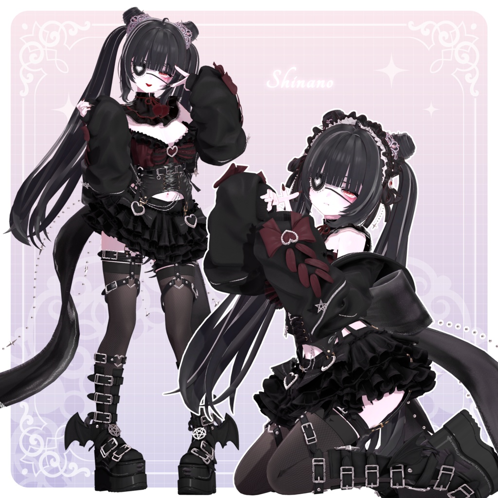 【3Dモデル】Tiara Pudding Hair (13 Avatar) - RAKOKO - BOOTH