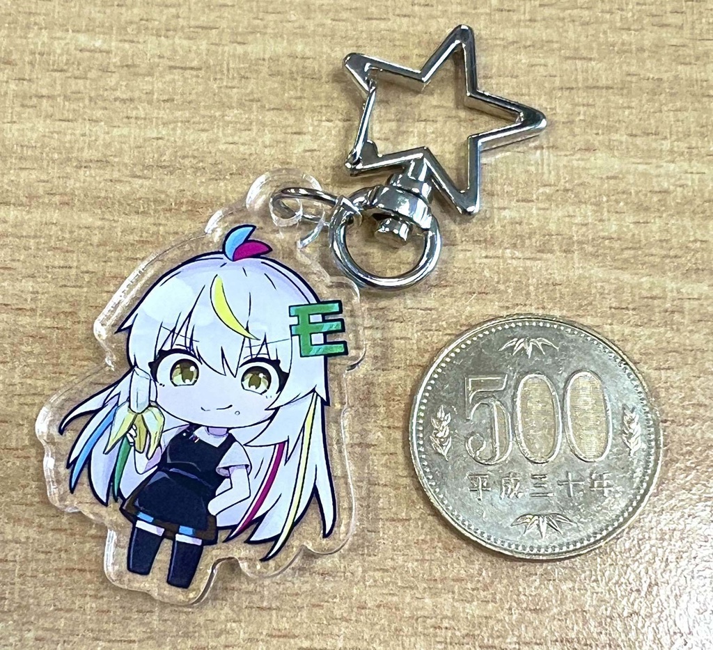 森山メトアクリルキーホルダー＋おまけ缶バッジ - moriyamabooth - BOOTH