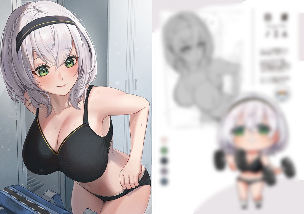 【C103新刊セット】Hololive ’s Secret ホロライブランジェリーイラスト集 - arainekozz - BOOTH