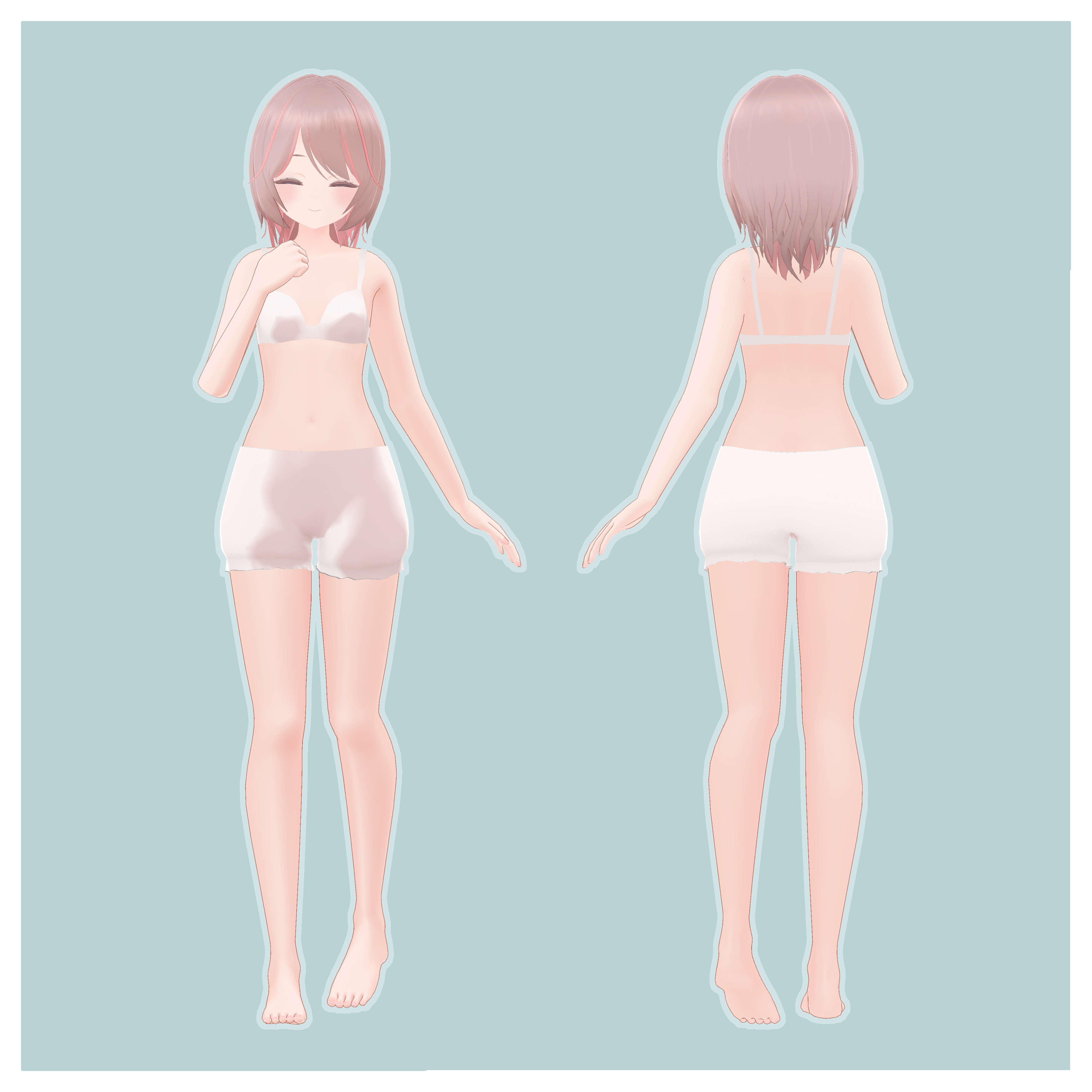 イイコ -iiko- / オリジナル3Dモデル - FICTIONAL BLOOMS - BOOTH