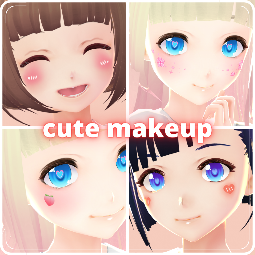 【VRoid】 Cute Makeup Set - Vol.1 - Rori Shop - BOOTH