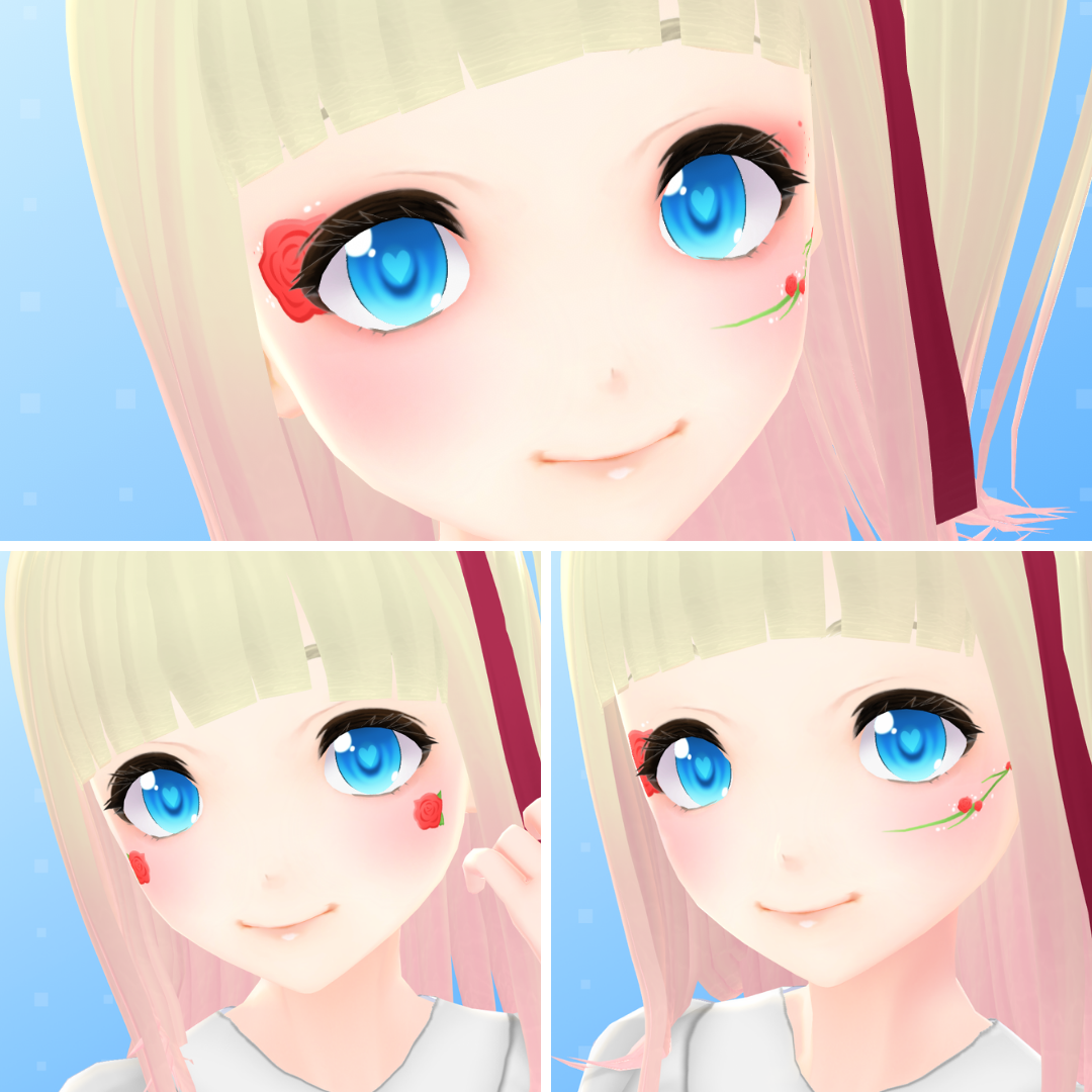 【VRoid】 Cute Makeup Set - Vol. 2 - Rori Shop - BOOTH
