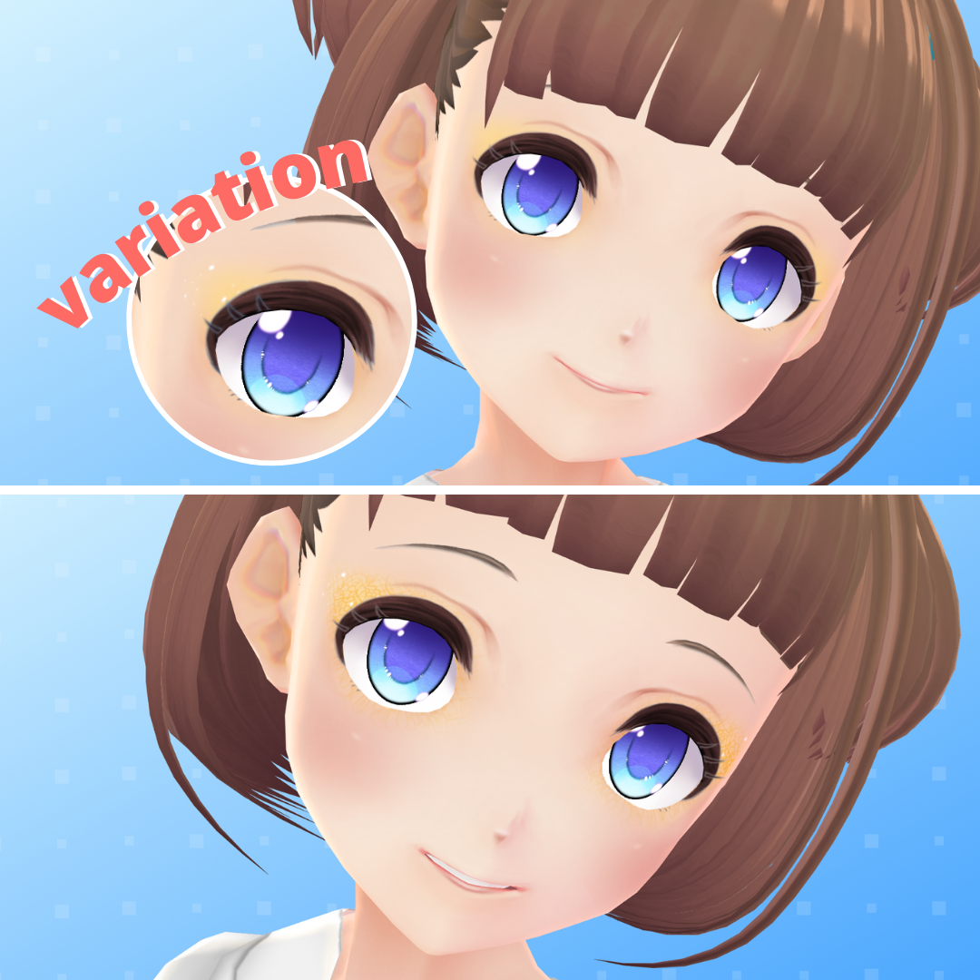 【VRoid】 Cute Makeup Set - Vol. 2 - Rori Shop - BOOTH