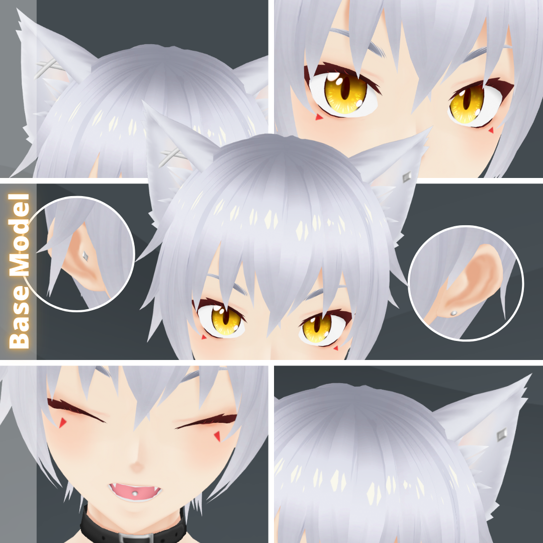 【VRoid】 Kai - VRoid Model and Wolf Hoodies Set - Rori Shop - BOOTH