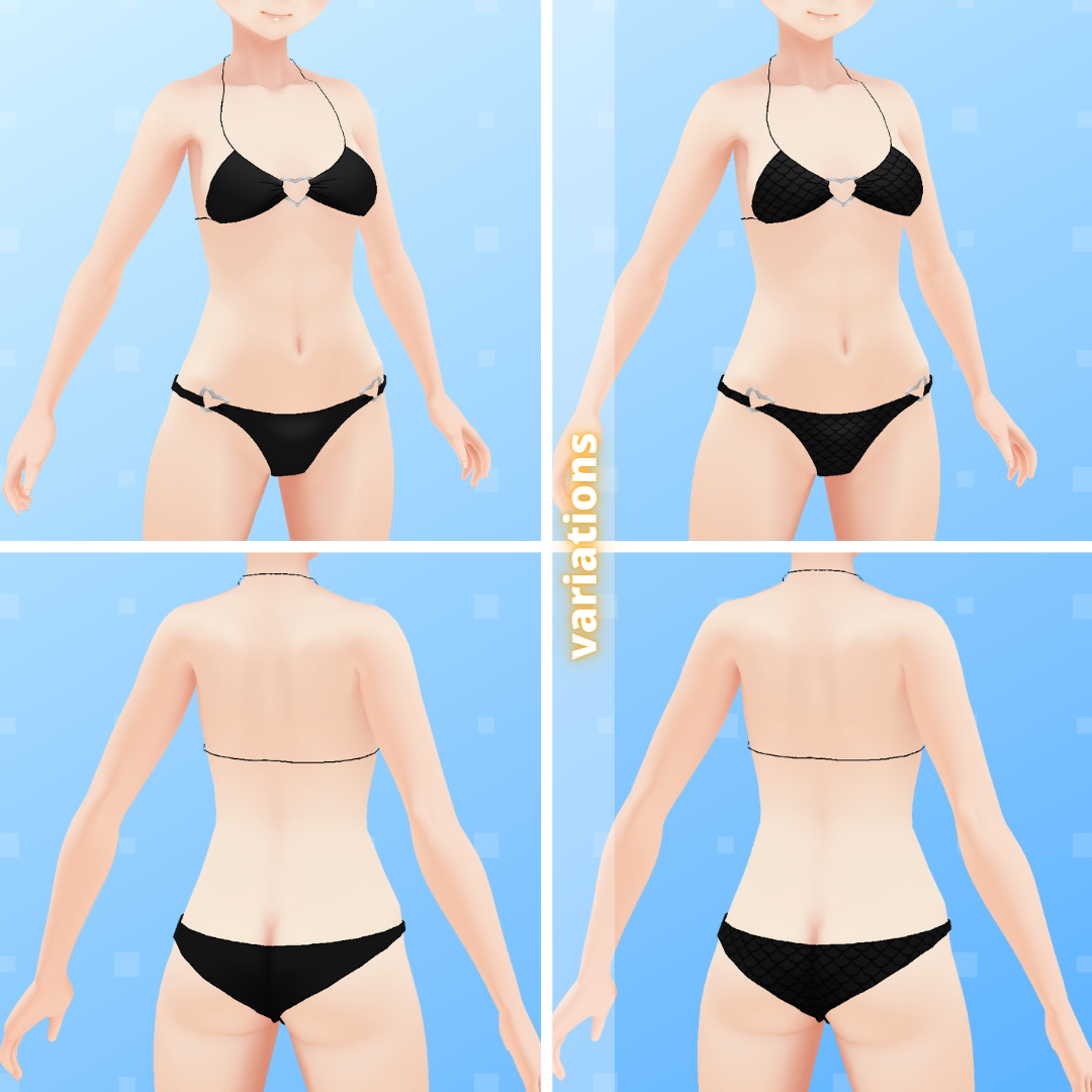 【VRoid】 Bikini And Swimsuit Set - Happy Summer 2023! - Rori Shop - BOOTH