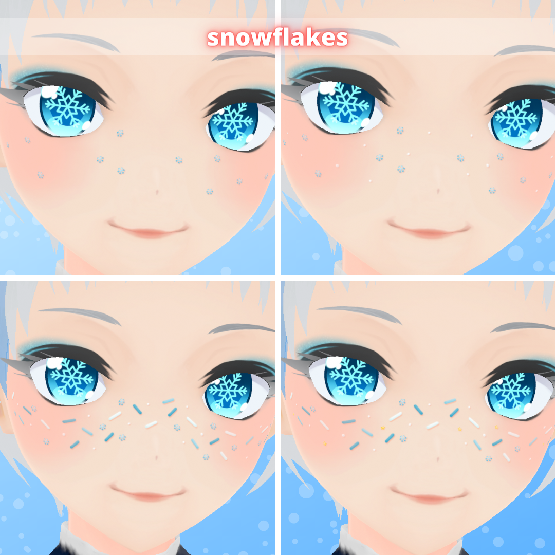 【VRoid】 Christmas Makeup Set - Vol.2 - Rori Shop - BOOTH