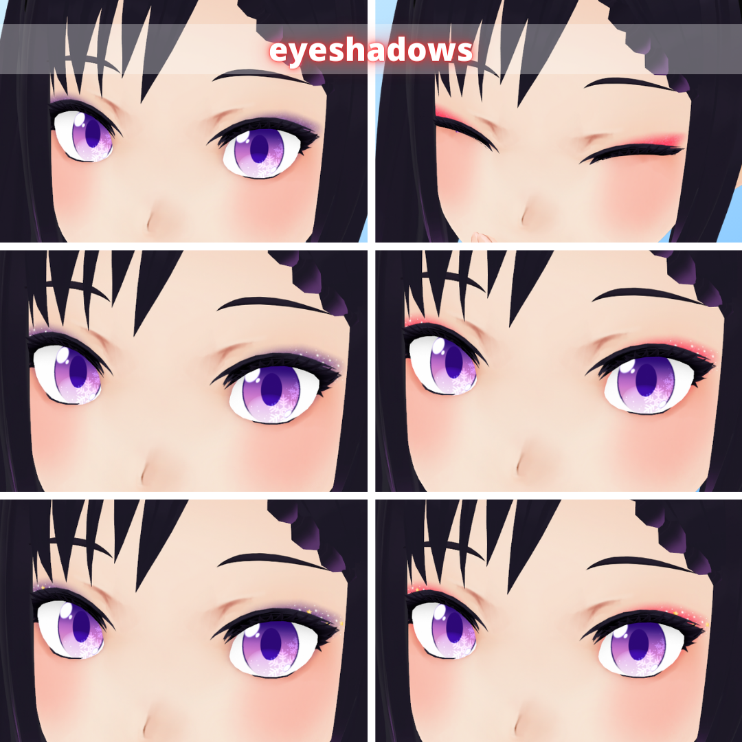 【VRoid】 Christmas Makeup Set - Vol.2 - Rori Shop - BOOTH