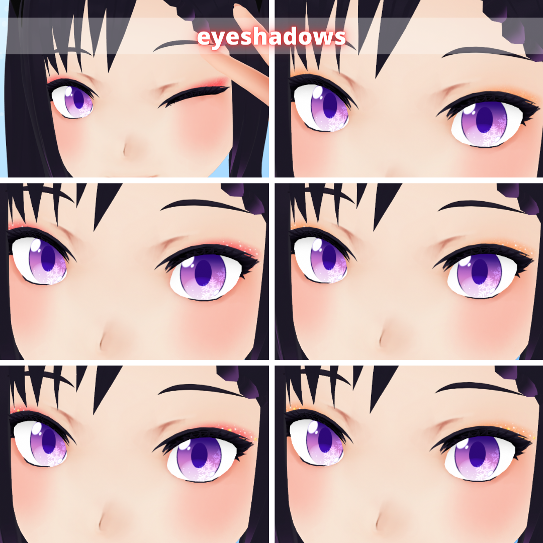 【VRoid】 Christmas Makeup Set - Vol.2 - Rori Shop - BOOTH