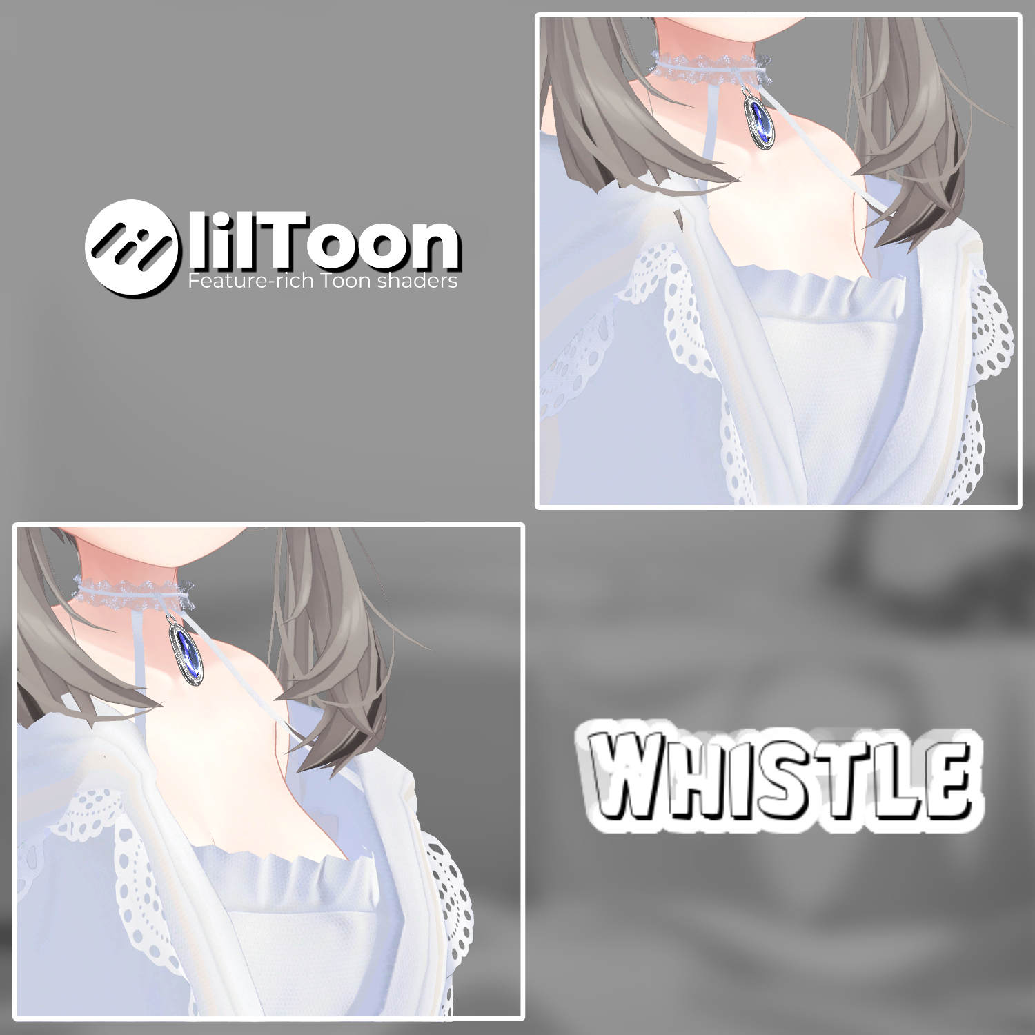 【5 Avatar】【PB】 Whistle 【VRChat想定】 - Luca - BOOTH