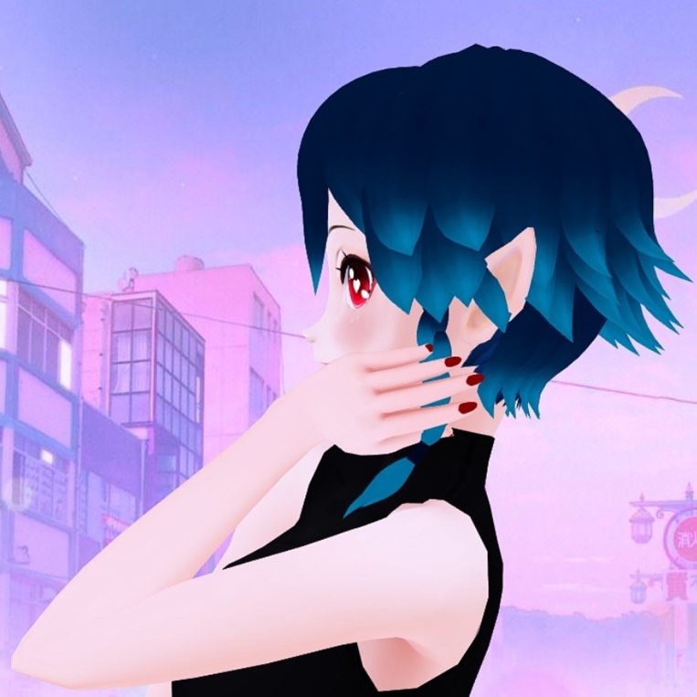 Short hair with braids hair preset for VROID inspo Venti Genshin Impact ...