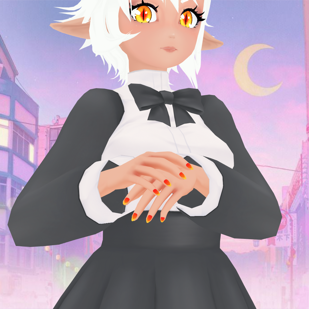 Demon Girl 2 Vroid Model VRM and VROID File! [BETA] - ItsKyrus - BOOTH