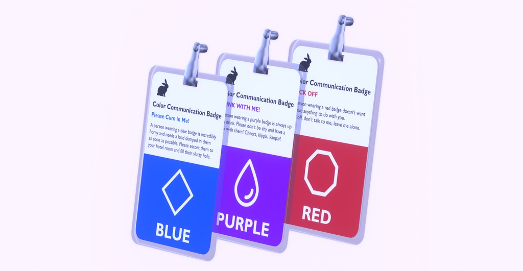 Color Communication Badge [FREE] - Paz. - BOOTH
