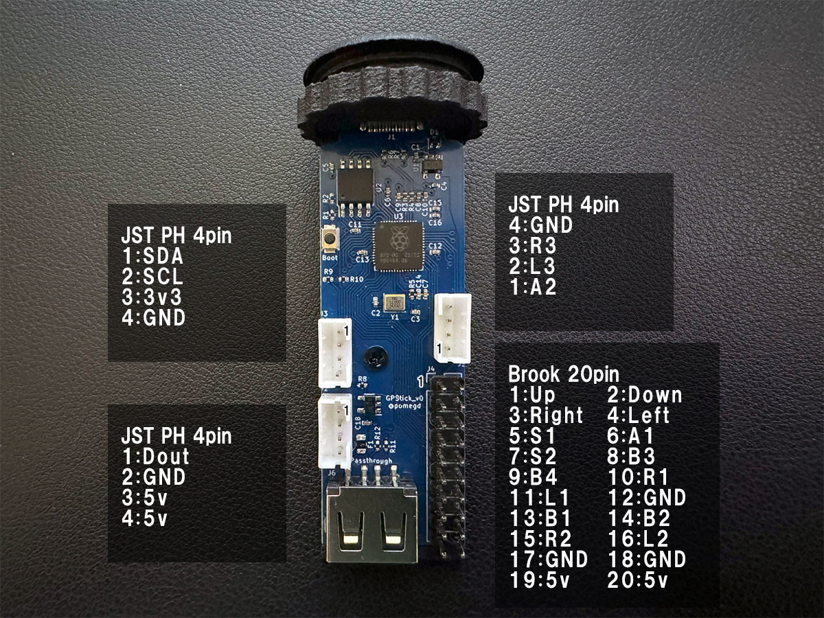 【GP2040-CE】GPStick24 - ぽめらん - BOOTH