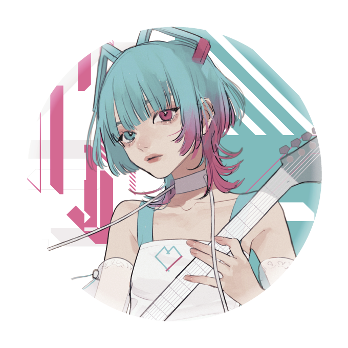 【AiSuu】100mmBIG缶バッジ - VoiSona公式 - BOOTH