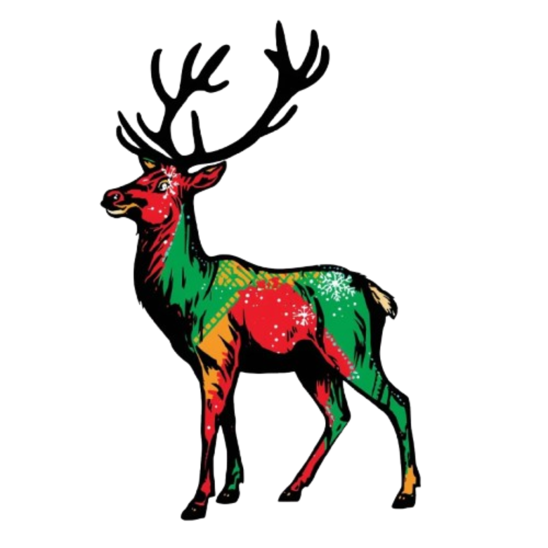 【ポップアート・クリスマスクリップアート10点セット／PNG形式】 - digital-kitsune - BOOTH