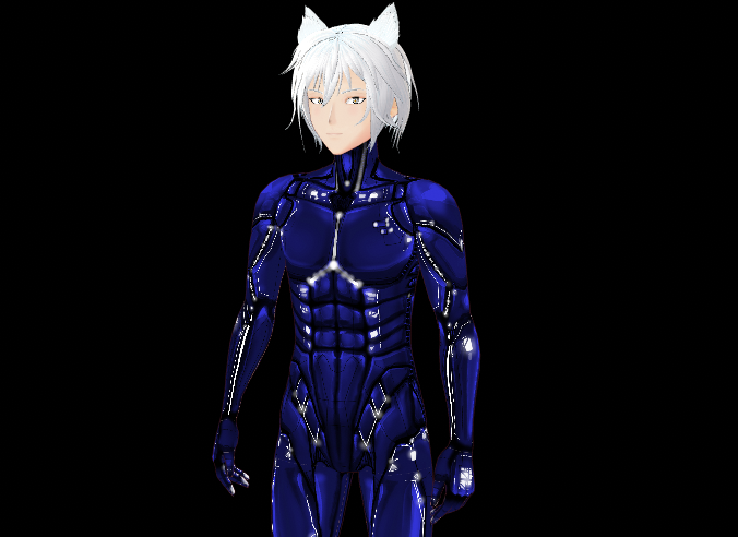 Augmented Body Suit for VRoid Male Base - battynator-store - BOOTH