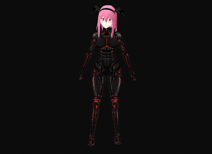 Augmented Body Suit for VRoid Female Base - battynator-store - BOOTH