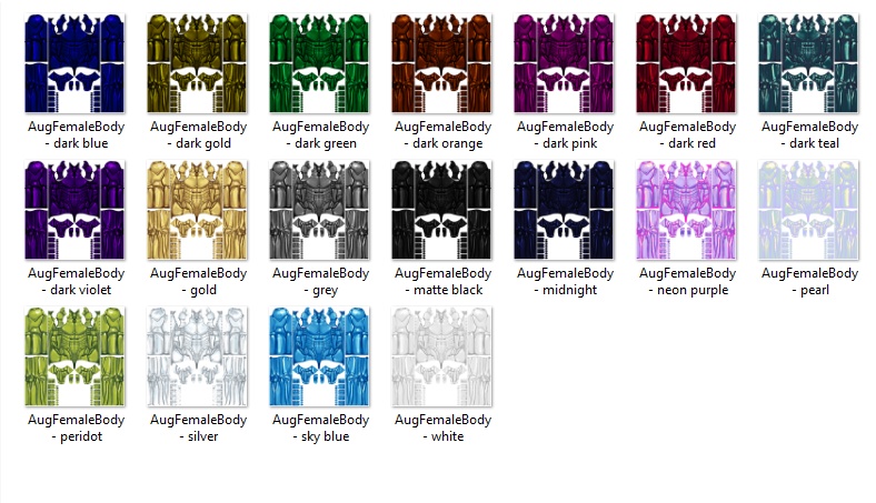 Augmented Body Suit for VRoid Female Base - battynator-store - BOOTH