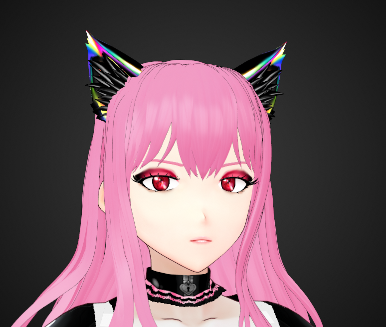 Latex Cat Ears for VRoid stable - Mix and Match Set - battynator-store ...