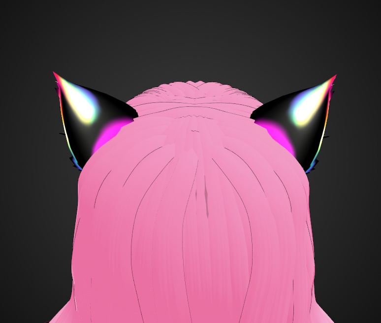 Latex Cat Ears for VRoid stable - Mix and Match Set - battynator-store ...