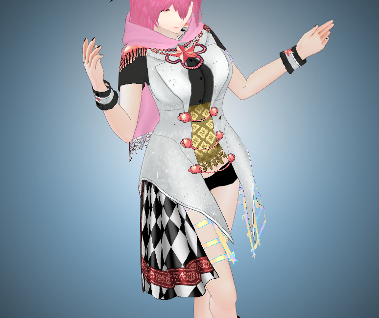 Circus Dress for VRoid Stable - Mix and Match textures - battynator ...