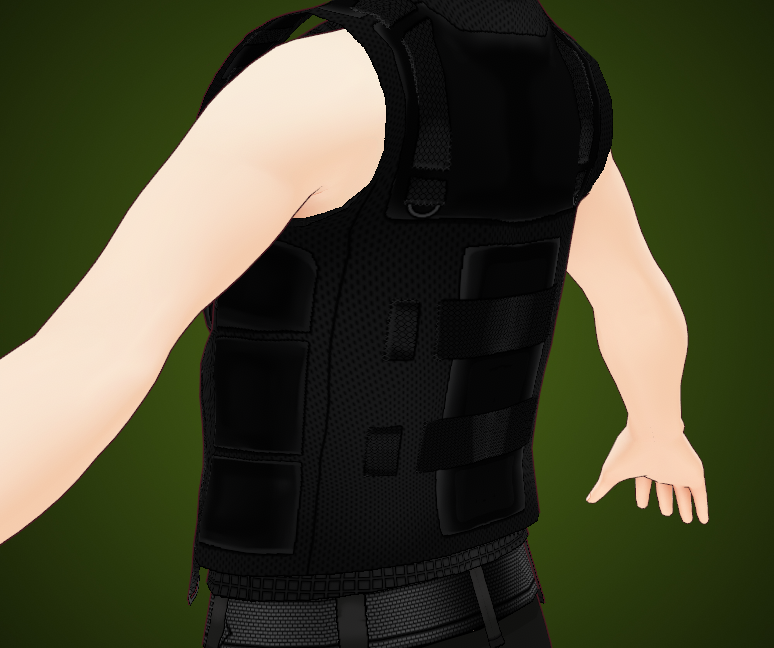 Tactical Vest for VRoid Stable - battynator-store - BOOTH