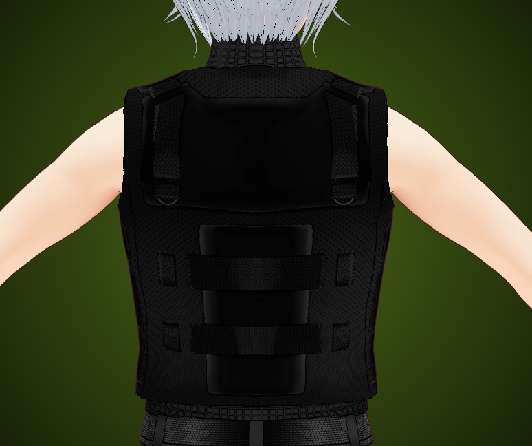 Tactical Vest for VRoid Stable - battynator-store - BOOTH
