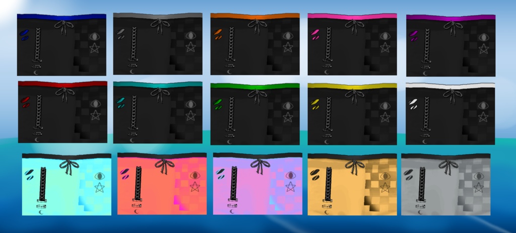 Alt Swimming Trunks for VRoid Stable - 15 Colors - battynator-store - BOOTH