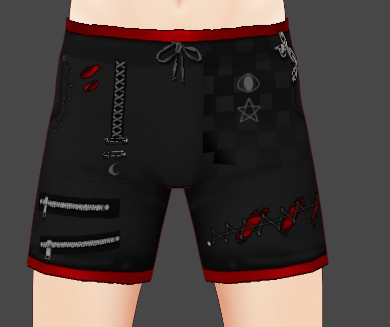 Alt Swimming Trunks for VRoid Stable - 15 Colors - battynator-store - BOOTH