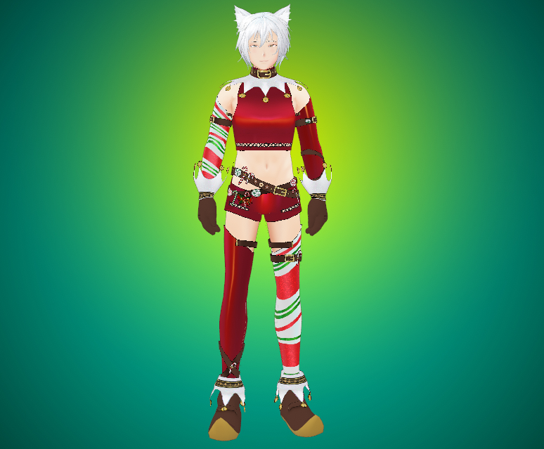 Candy Elf Outfit for VRoid Stable (Masc and Fem) - color variations ...