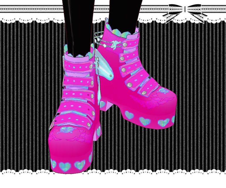 Cupid Boots for VRoid - 12 colors - battynator-store - BOOTH