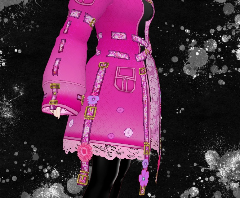 Flower Agent Jacket for VRoid - customizable set - battynator-store - BOOTH