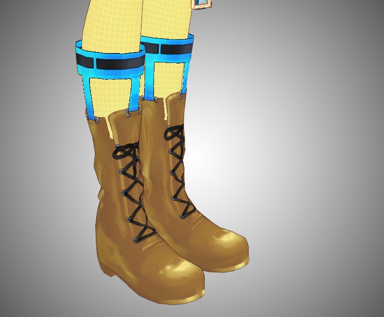 Puller Boots for VRoid - Multiple color set - battynator-store - BOOTH