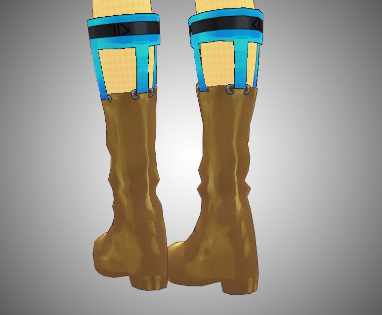 Puller Boots for VRoid - Multiple color set - battynator-store - BOOTH