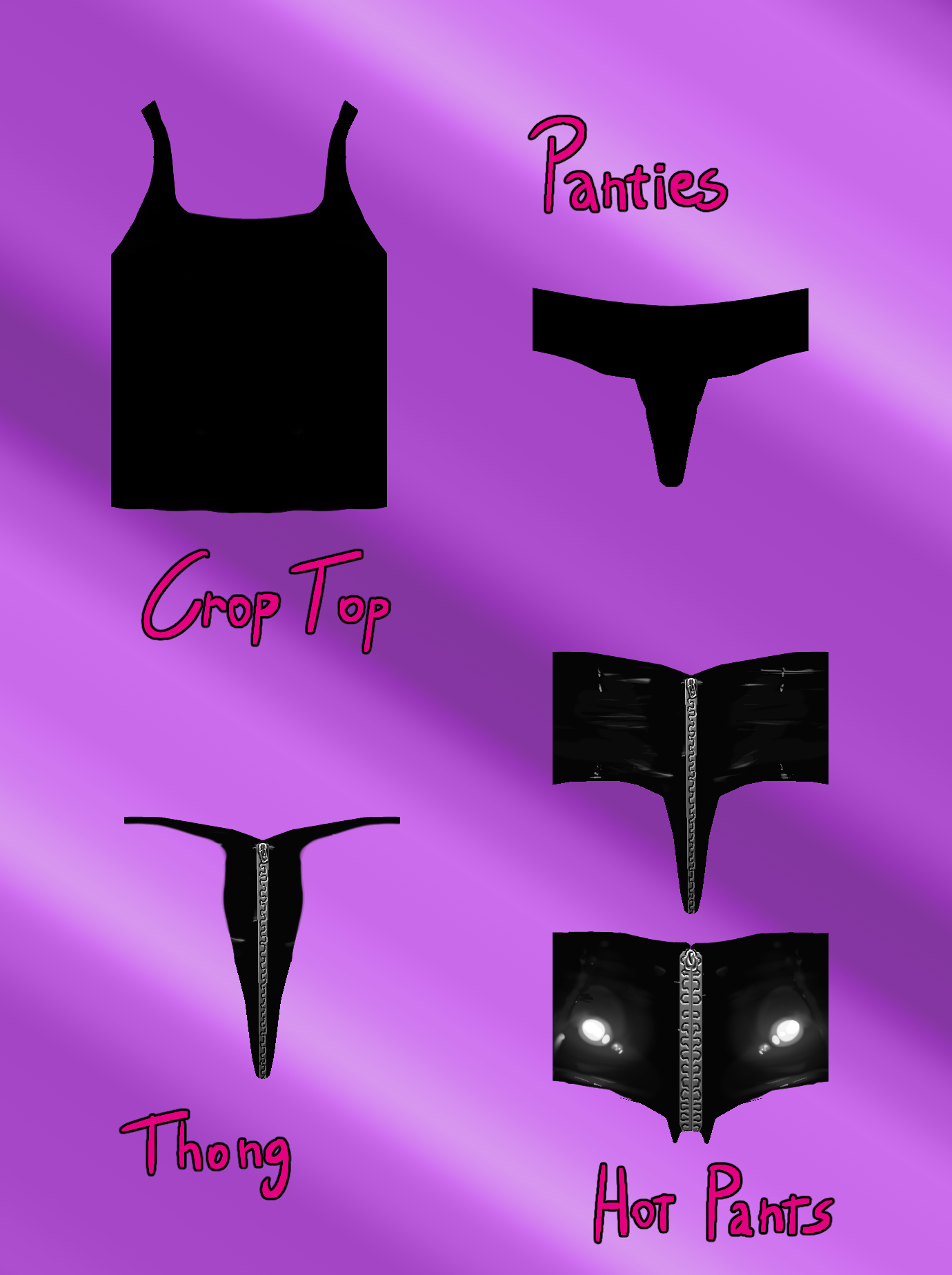 VRoid Essential Underwear Pack - 2000 followers gift - battynator-store ...