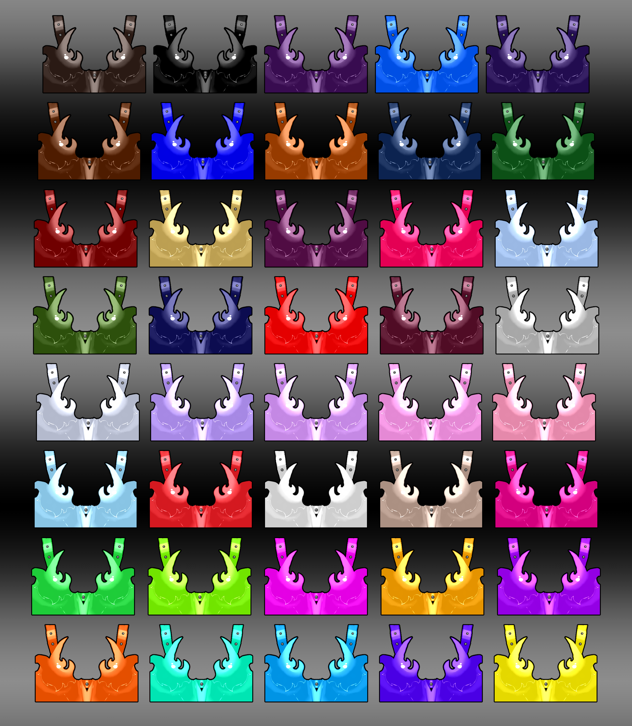 Demon Bodysuit for VRoid - 40 colors - battynator-store - BOOTH