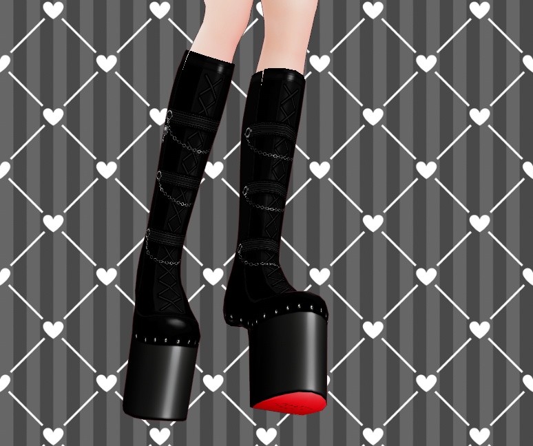 Hoof Boots for VRoid - Assorted Colors - battynator-store - BOOTH