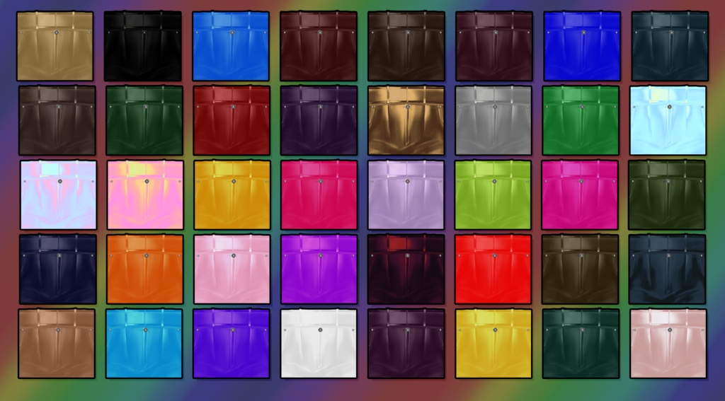 Leather Shorts for VRoid - 40 colors - battynator-store - BOOTH