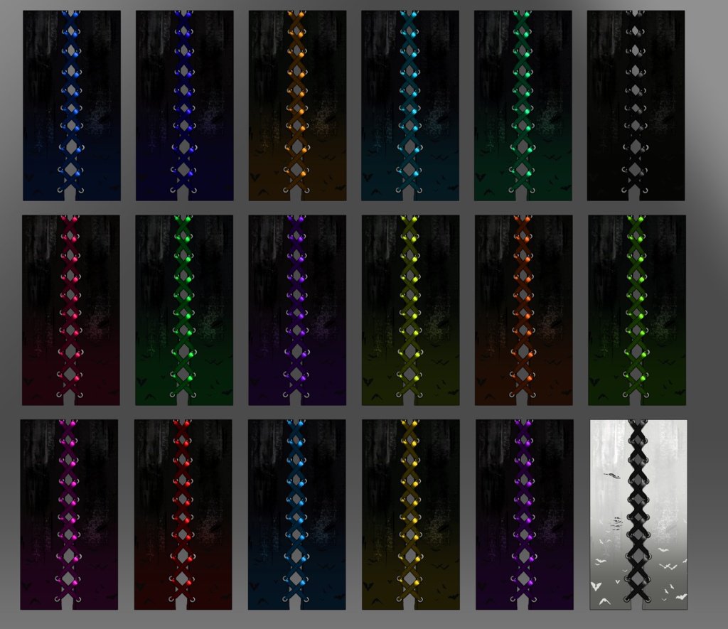 Vampire Jeans for VRoid -18 colors - battynator-store - BOOTH