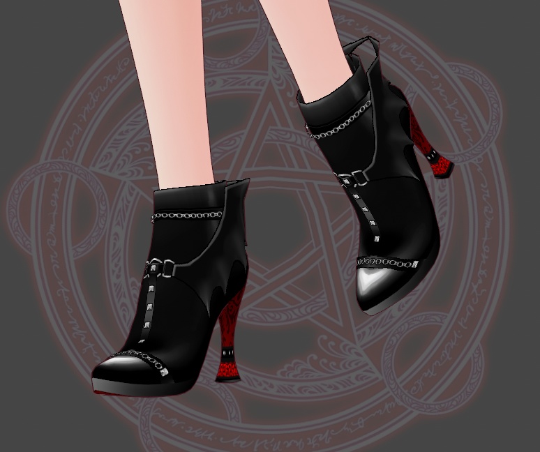 BatWing Boots for VRoid - 16 colors - battynator-store - BOOTH