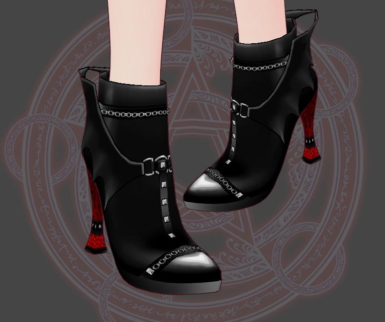 BatWing Boots for VRoid - 16 colors - battynator-store - BOOTH