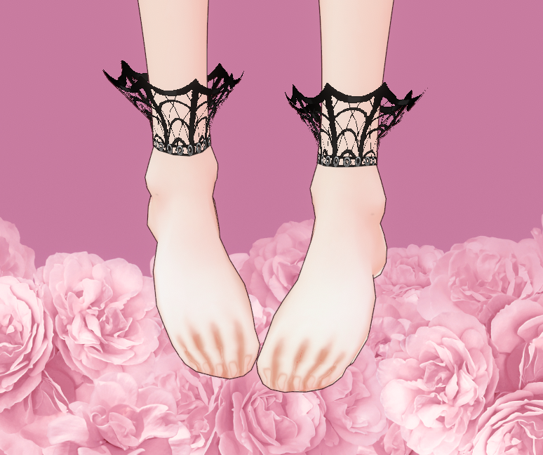 Spiderweb Socks for VRoid - 10 color set - battynator-store - BOOTH
