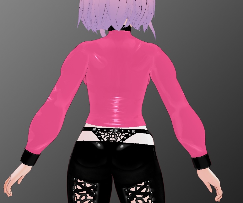 Latex Blouse for VRoid - 24 colors - battynator-store - BOOTH