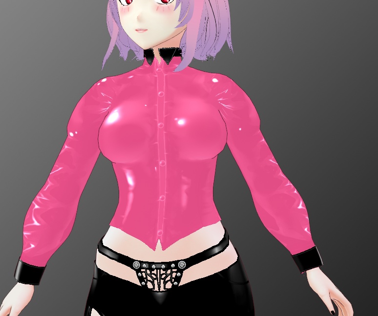 Latex Blouse for VRoid - 24 colors - battynator-store - BOOTH